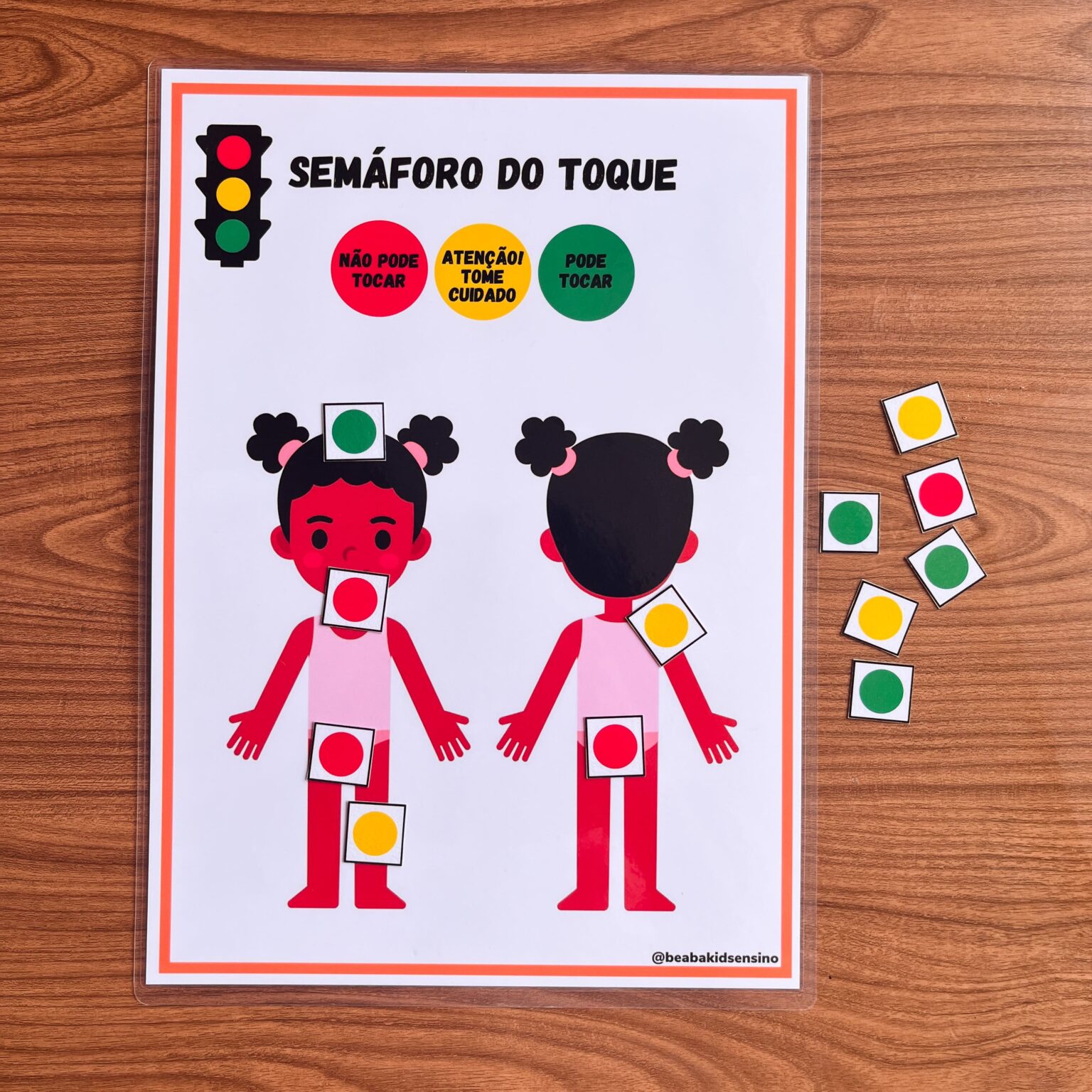 Atividade – Semáforo do Toque – Beabá Kids