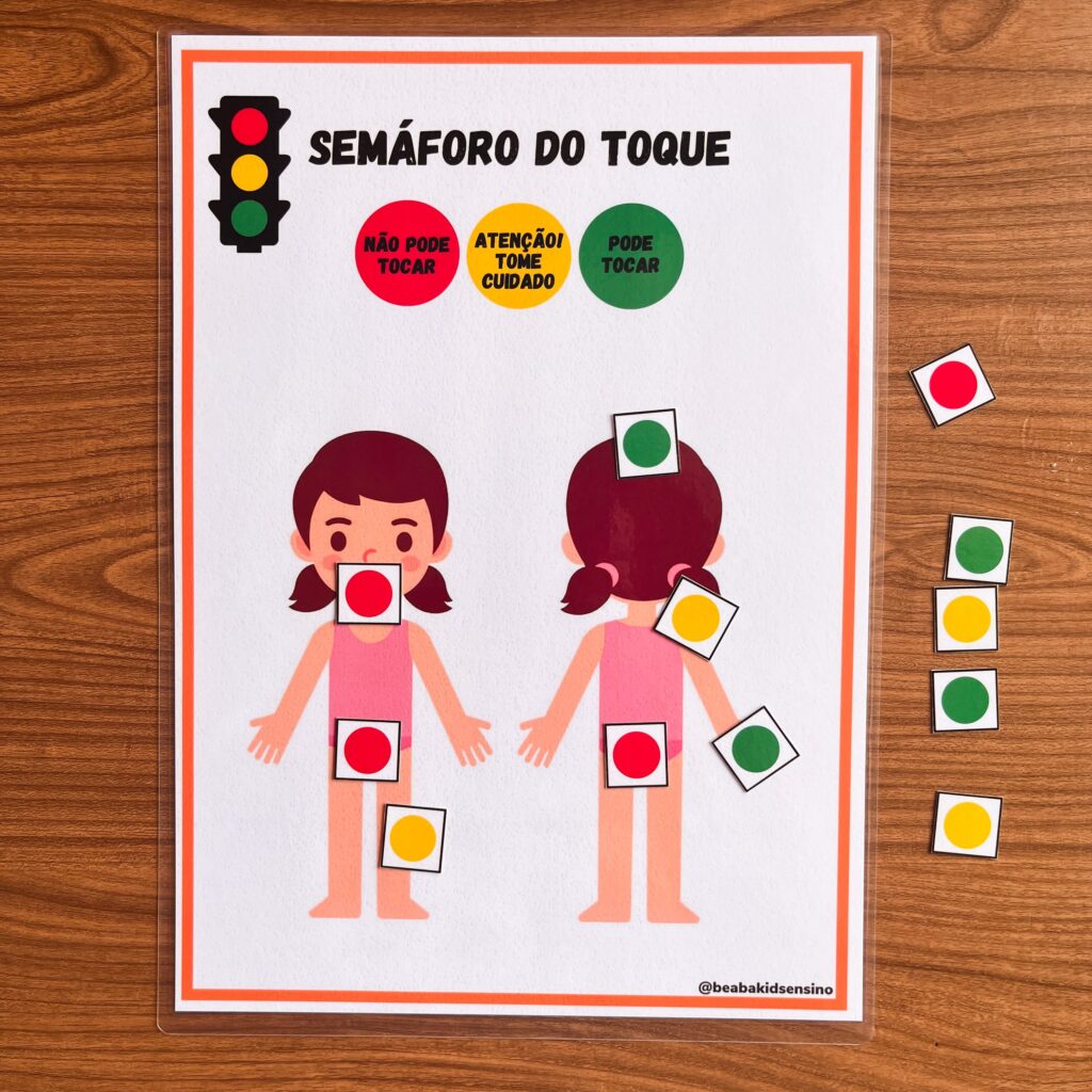 Atividade – Semáforo do Toque – Beabá Kids