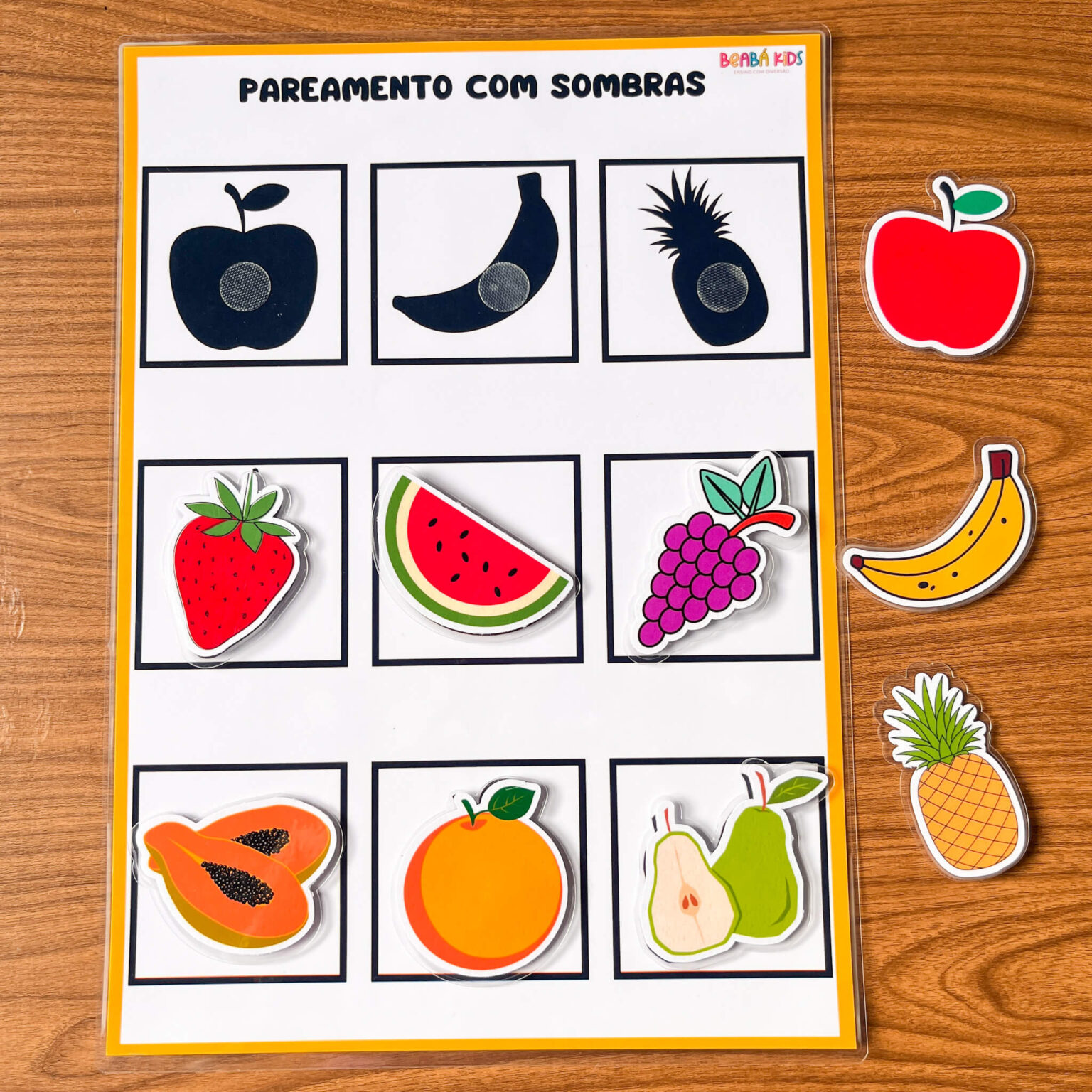 Atividade – Pareamento com sombras – Beabá Kids